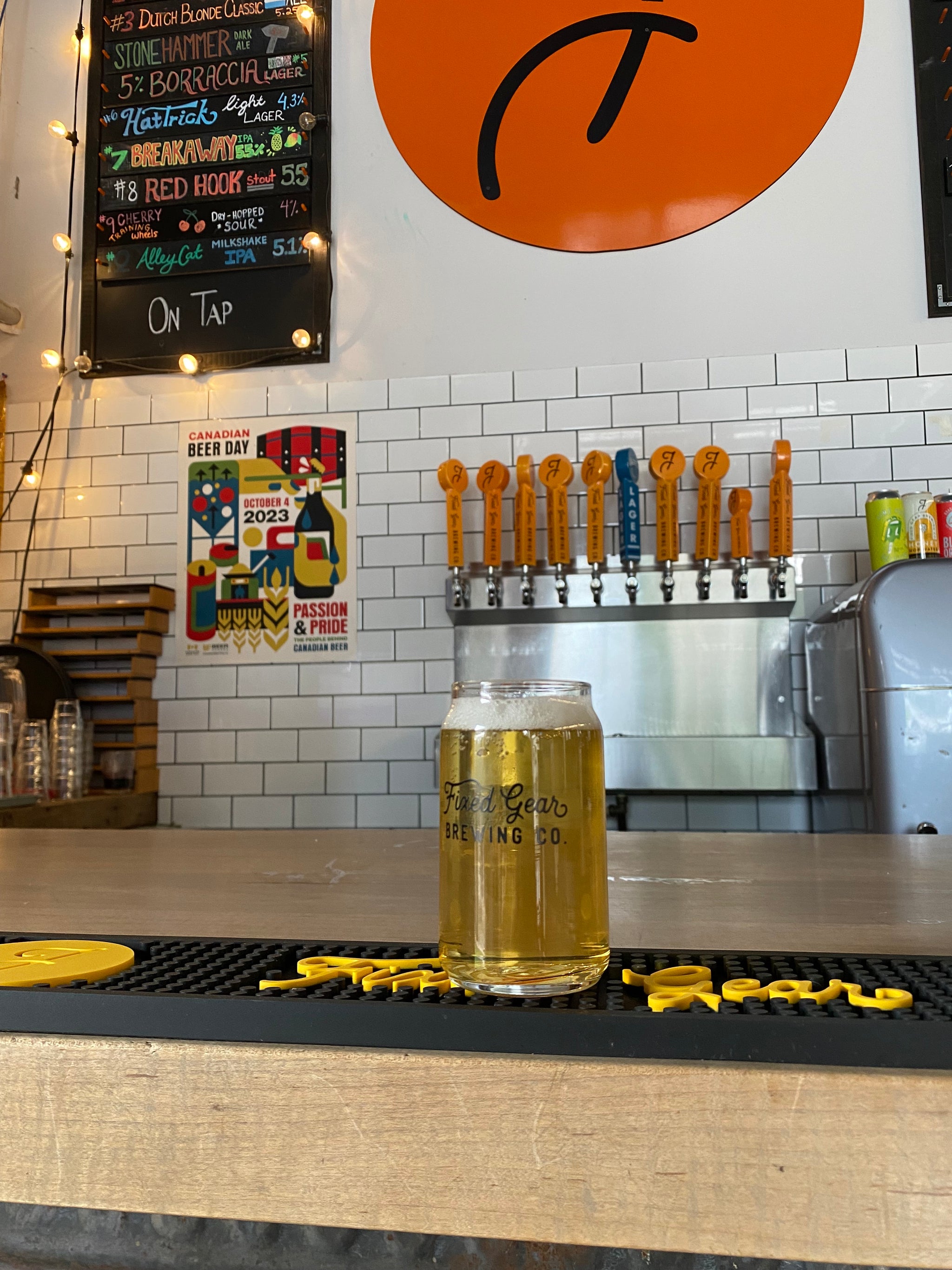 4 oz Can Shaped Taster Glass – Fixed Gear Brewing Company